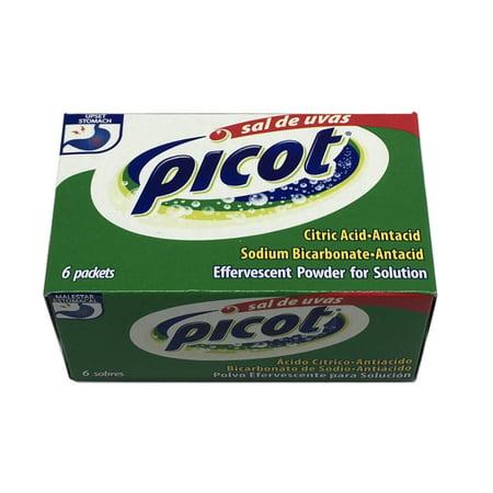 Picot Sal de uvas Effervescent Antacid. Heartburn indigestion Upset ...