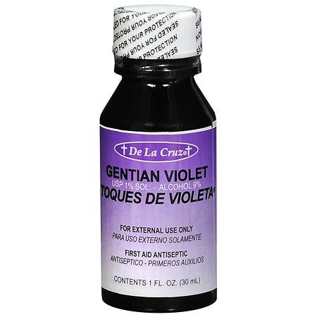 De la Cruz Gentian Violet - Violeta De Genciana | Bueno Pharmacy