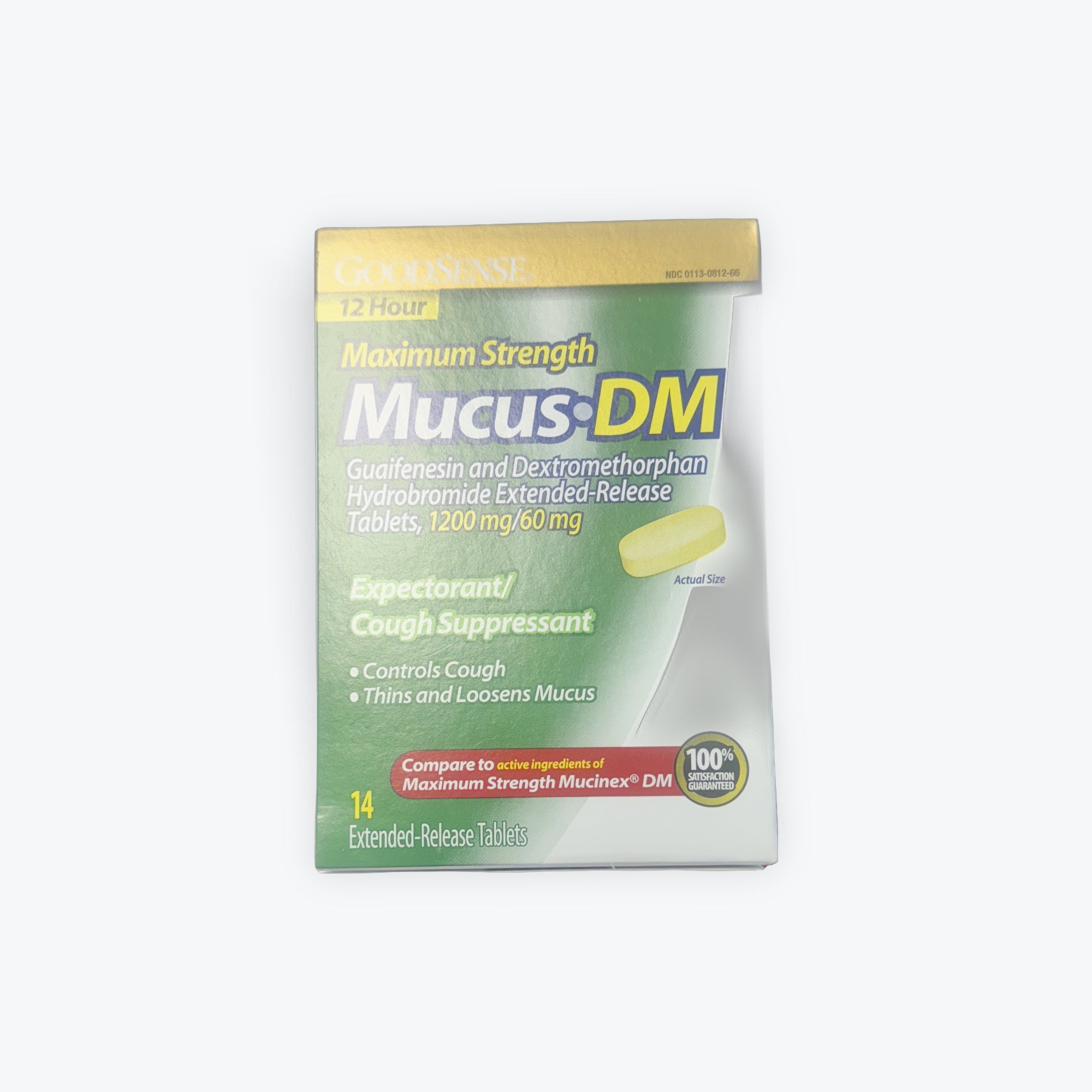 goodsense Maximum Strength Mucus DM, Expectorant and Cough Suppressant ...